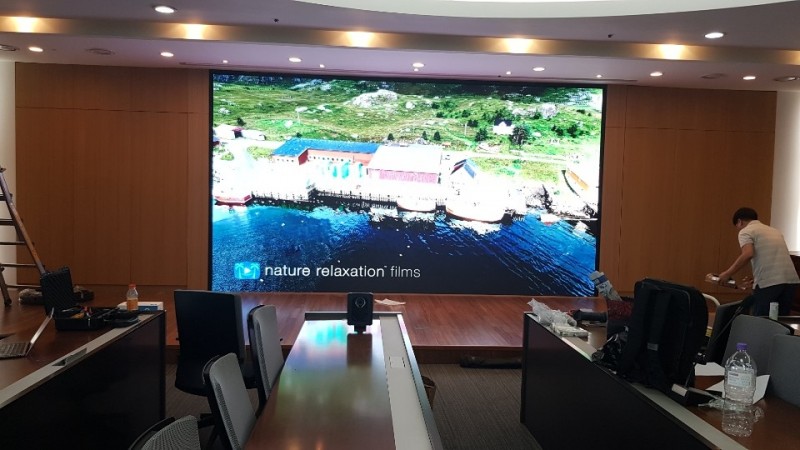 전북은행 로비현수막 LED, 회의실 – AVTEAM